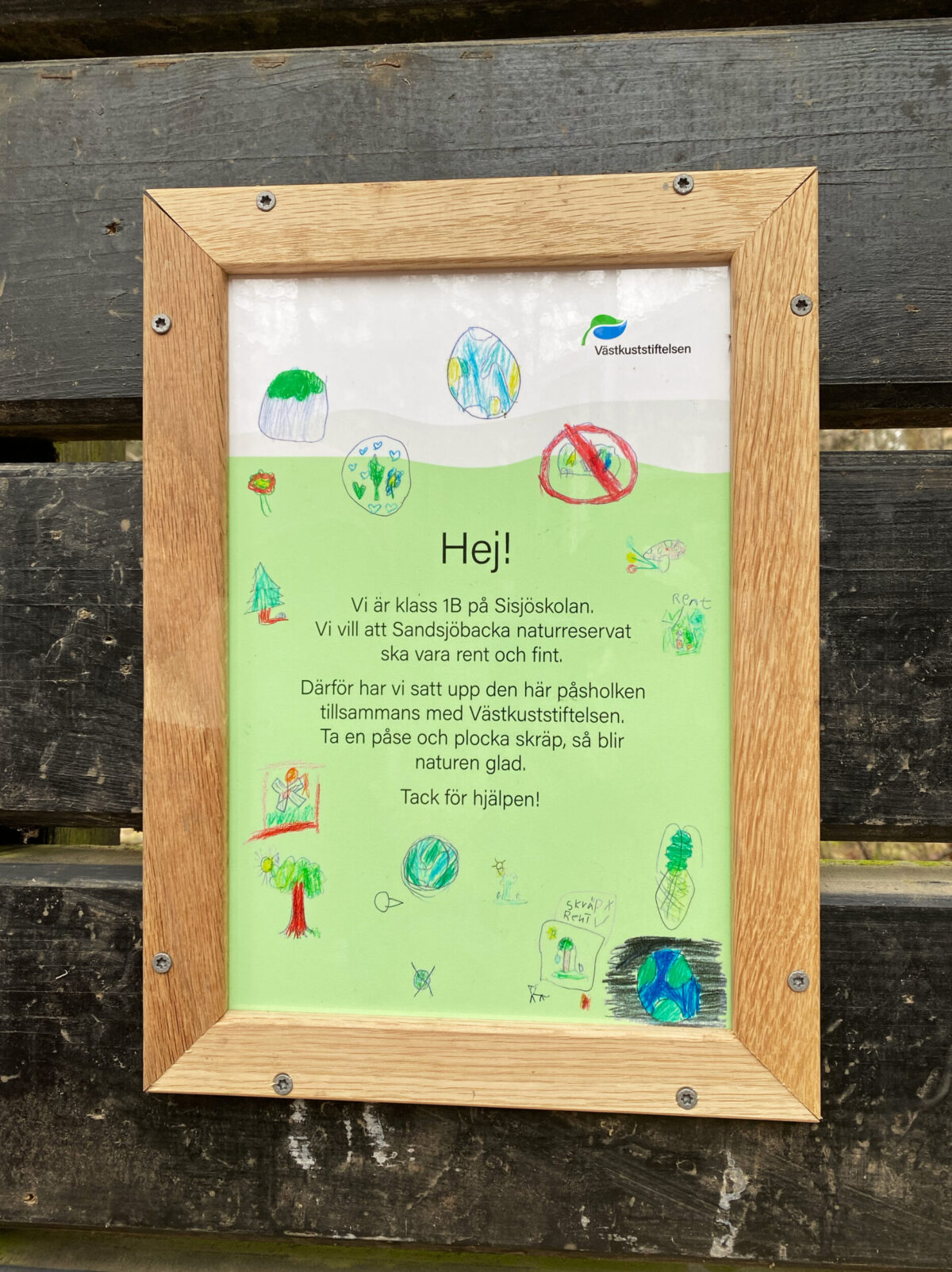 Påsholk i Sandsjöbacka naturreservat– elevers idé blev verklighet ...